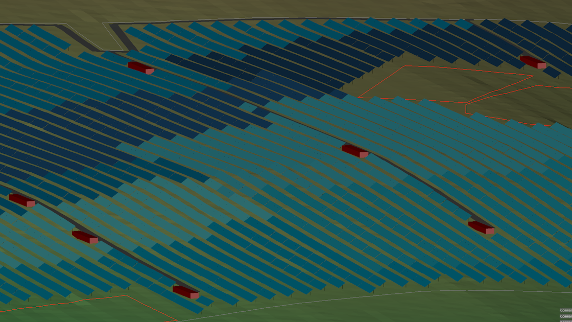 How to design a PV plant with topography restrictions — RatedPower