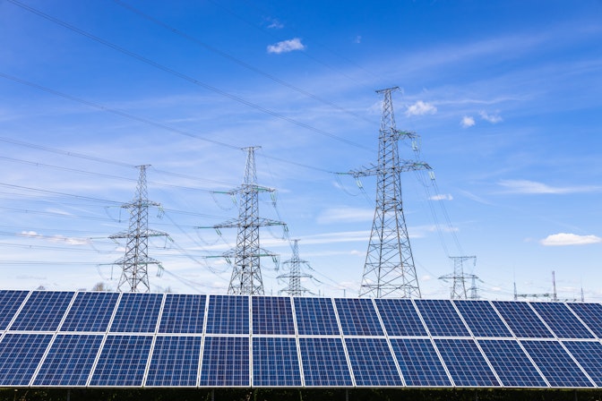 A panoramic overview of the overhead power line — RatedPower