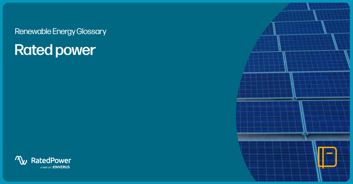 What is rated power and how is it used in solar design? — RatedPower