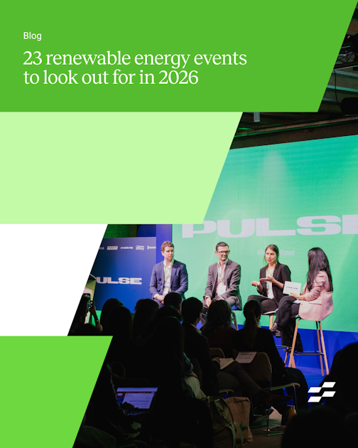 23 renewable energy events to look out for in 2026 — RatedPower